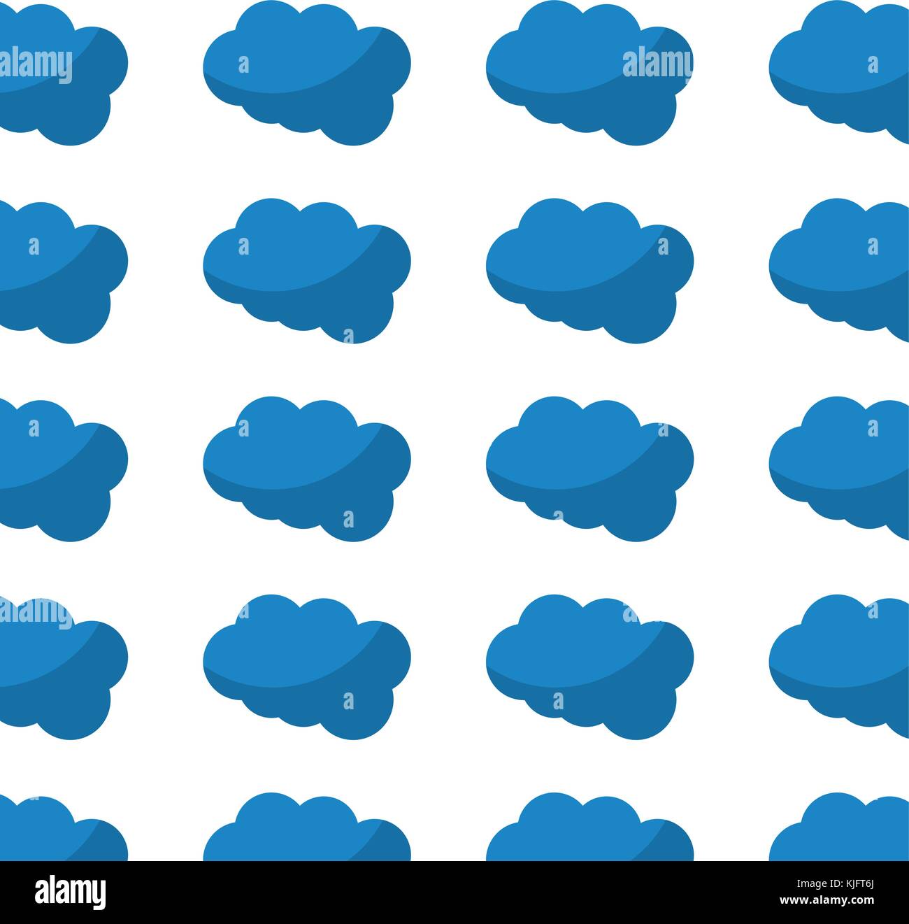 blue cloud weather seamless pattern design Stock Vector Image & Art - Alamy