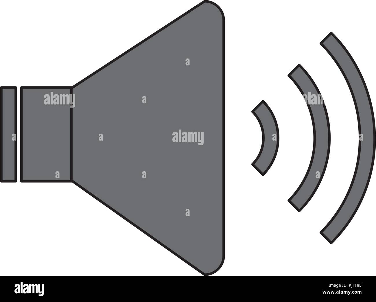 speaker sound volume audio button icon Stock Vector Image & Art - Alamy