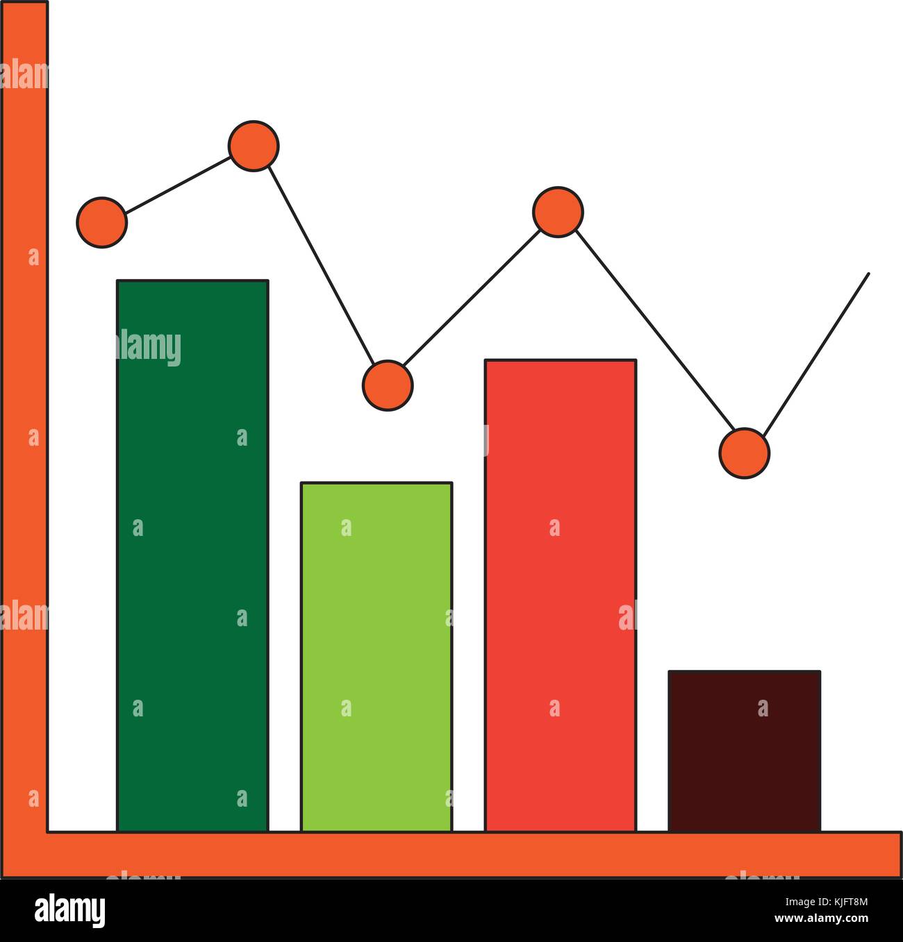 diagram bar chart business template elements Stock Vector Image & Art ...