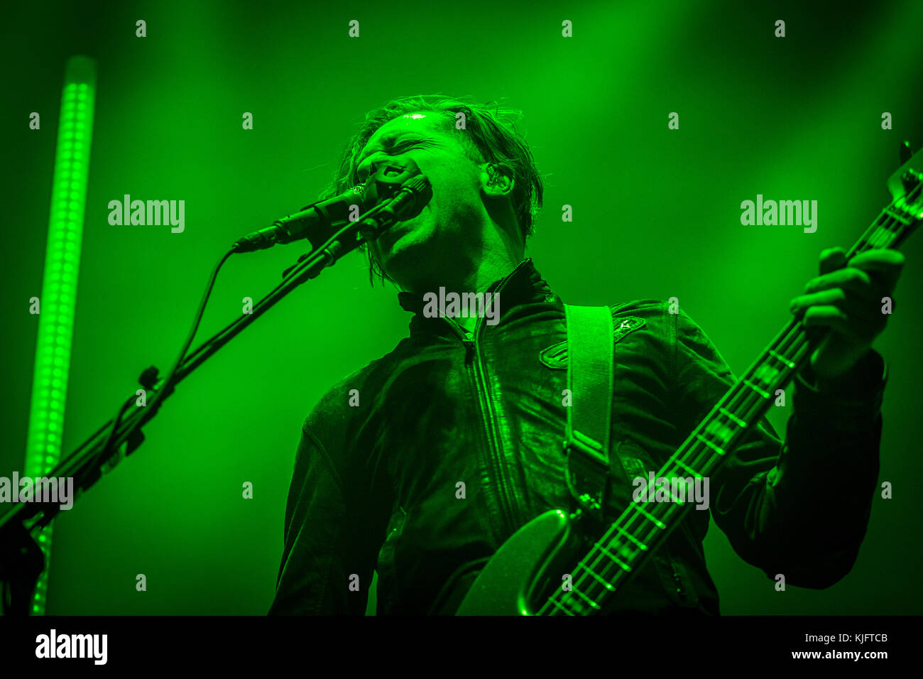 Denmark, Copenhagen - November 14, 2017. The American rock band Queens ...