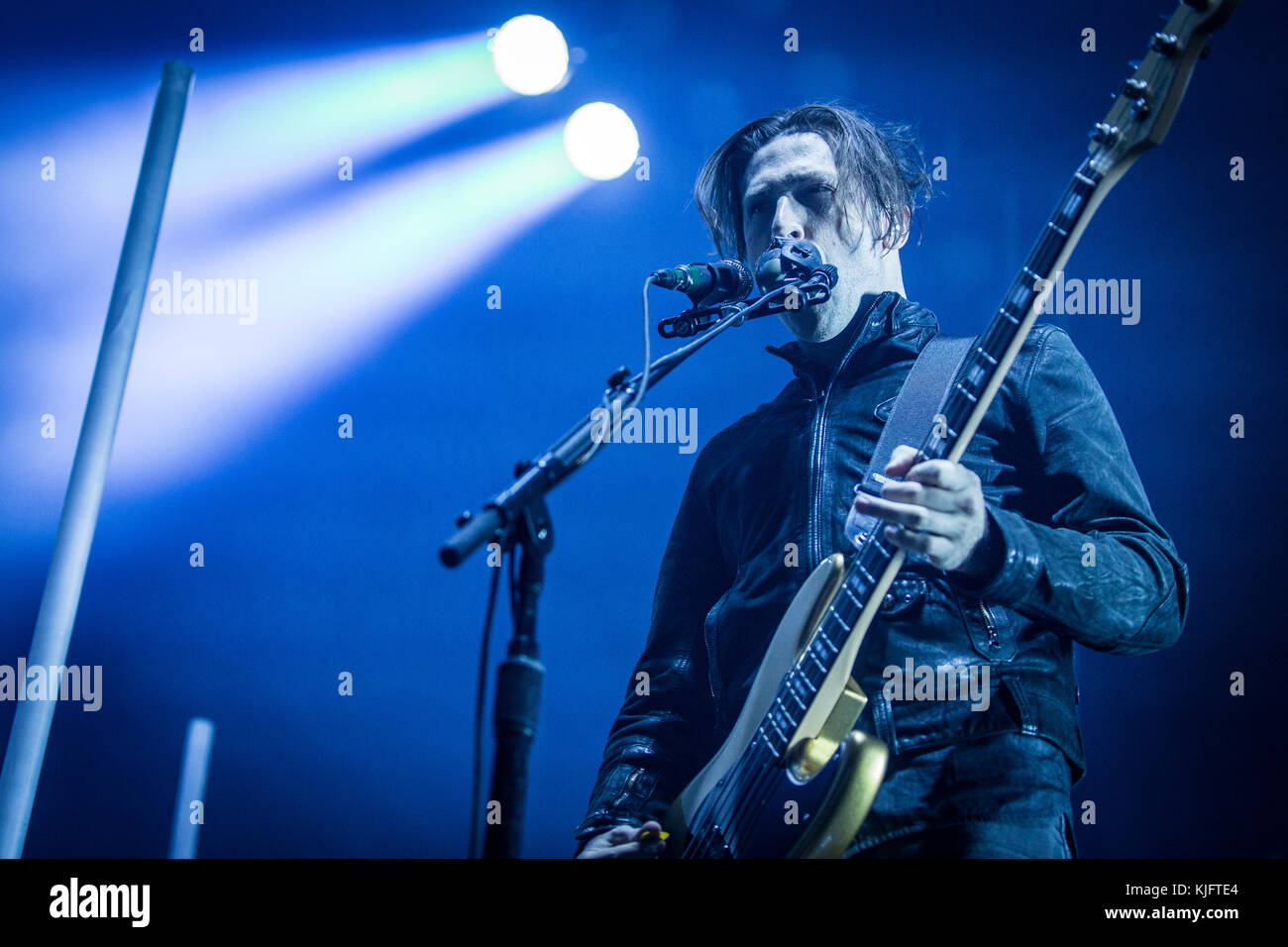 Denmark, Copenhagen - November 14, 2017. The American rock band Queens ...