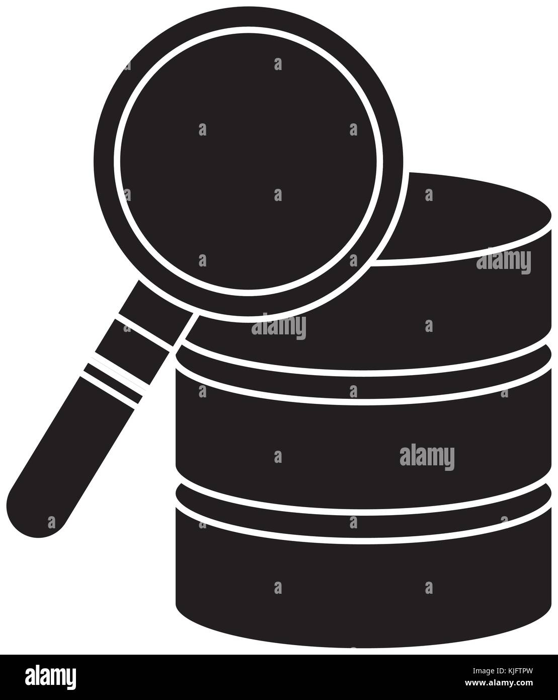 database search data center icon image Stock Vector Image & Art - Alamy