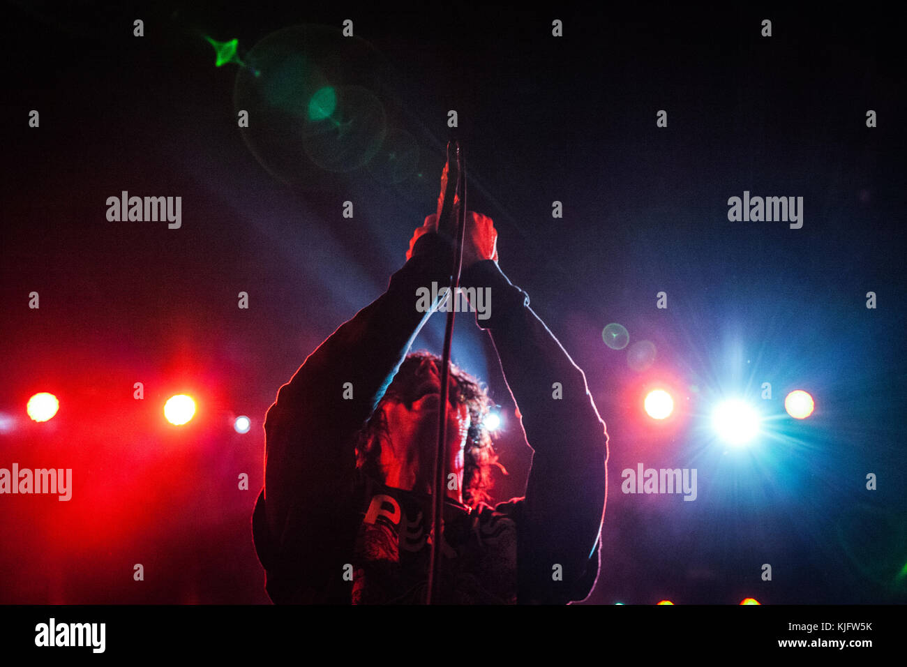 Denmark, Copenhagen - October 29, 2017. The American rock band Sleeping ...