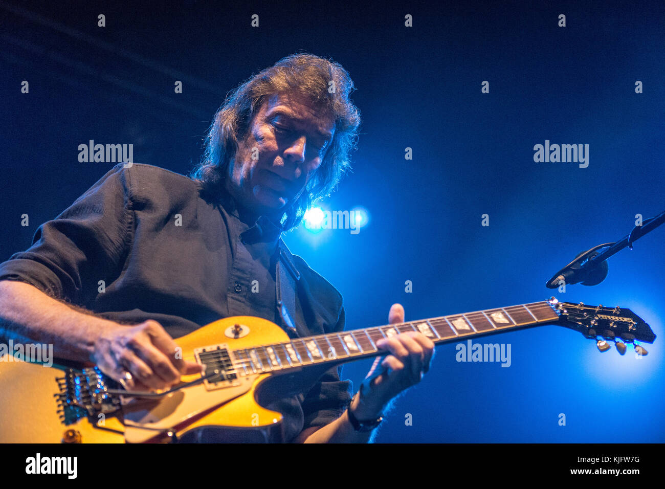 Denmark, Copenhagen - April 5, 2017. The English guitarist, singer and ...
