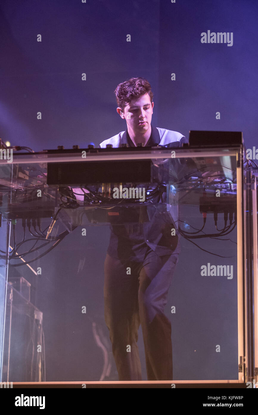 Denmark, Copenhagen - February 2, 2017. The English indie electronica ...