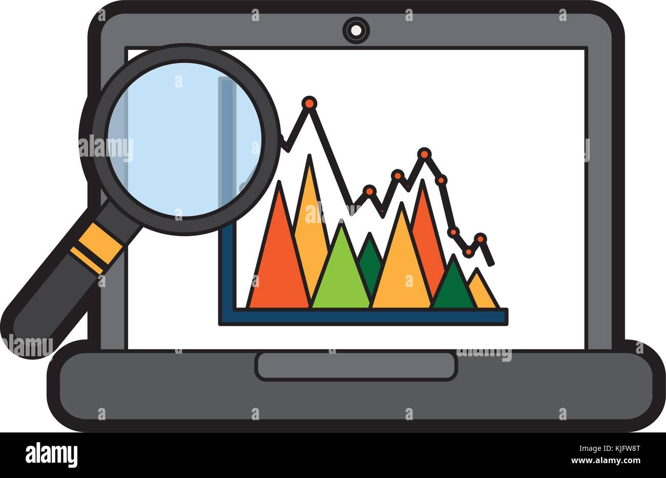 Glass screen, finance Stock Vector Images - Alamy