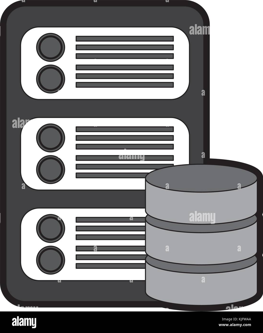 Cloud database image Stock Vector Images - Alamy