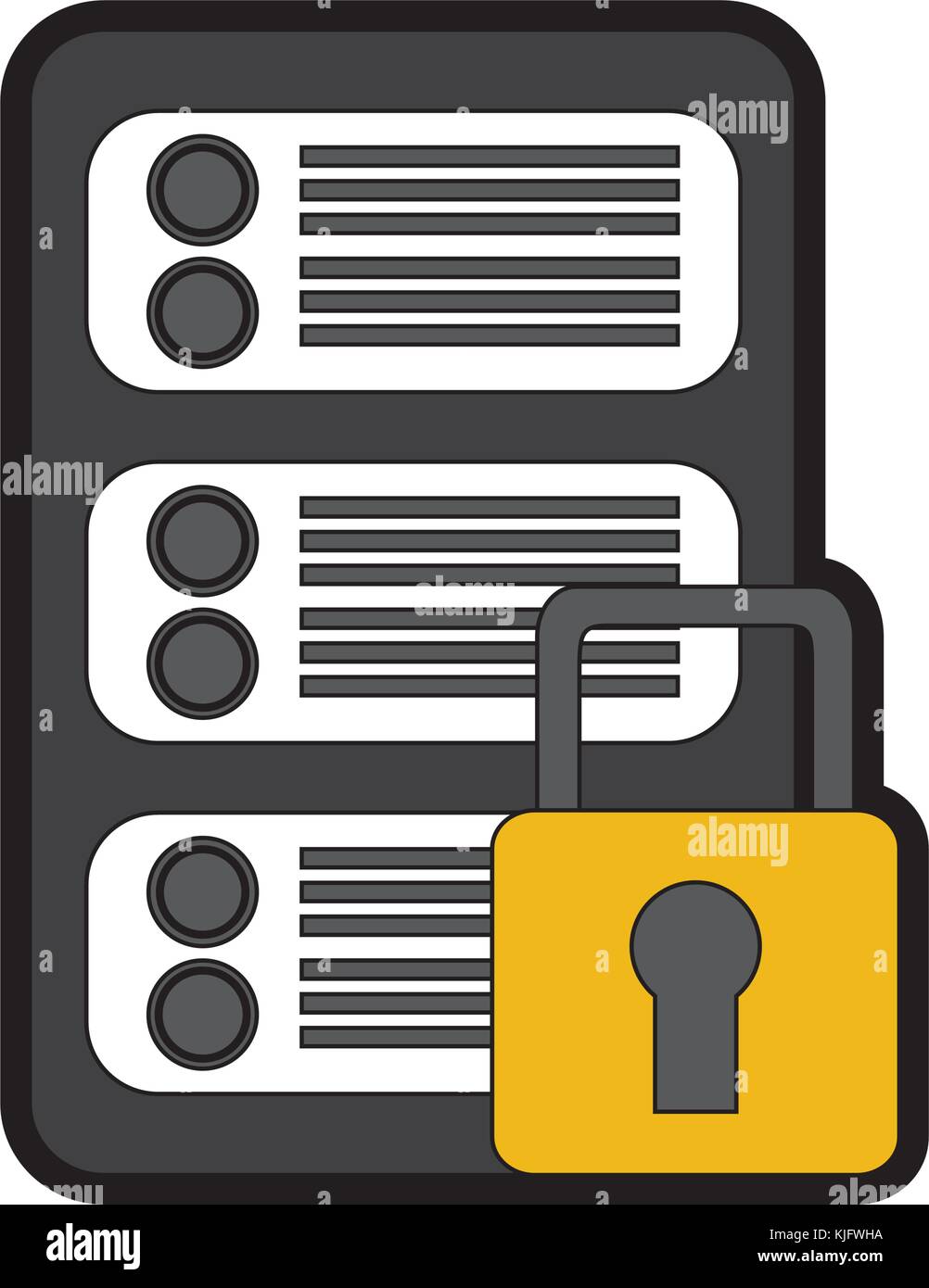 security protection data center network digital Stock Vector Image ...
