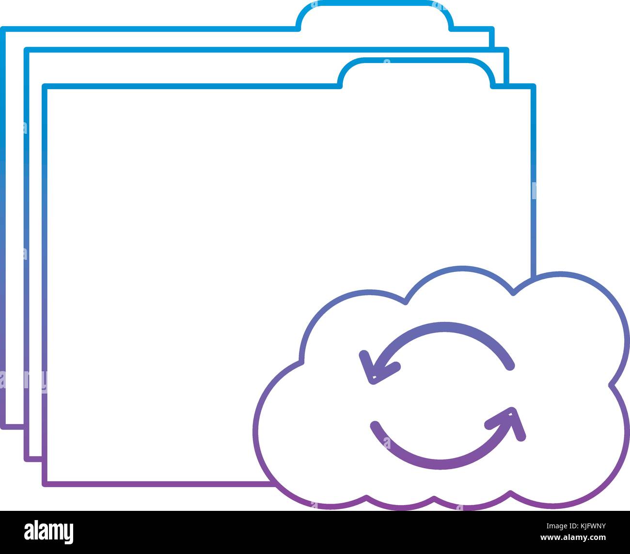cloud folder storage sharing system file Stock Vector Image & Art - Alamy