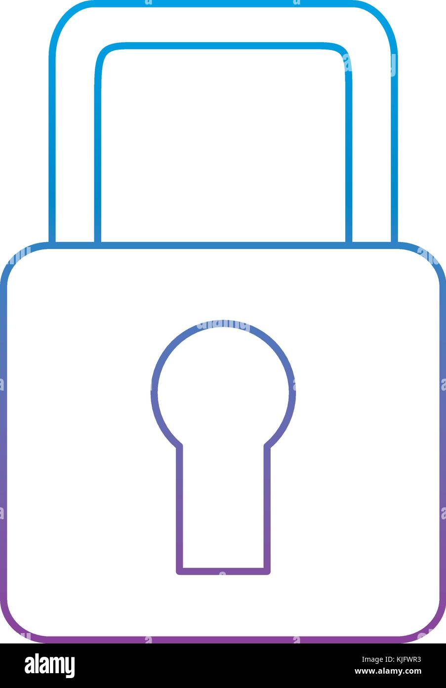 security padlock lock access protection icon Stock Vector Image & Art ...