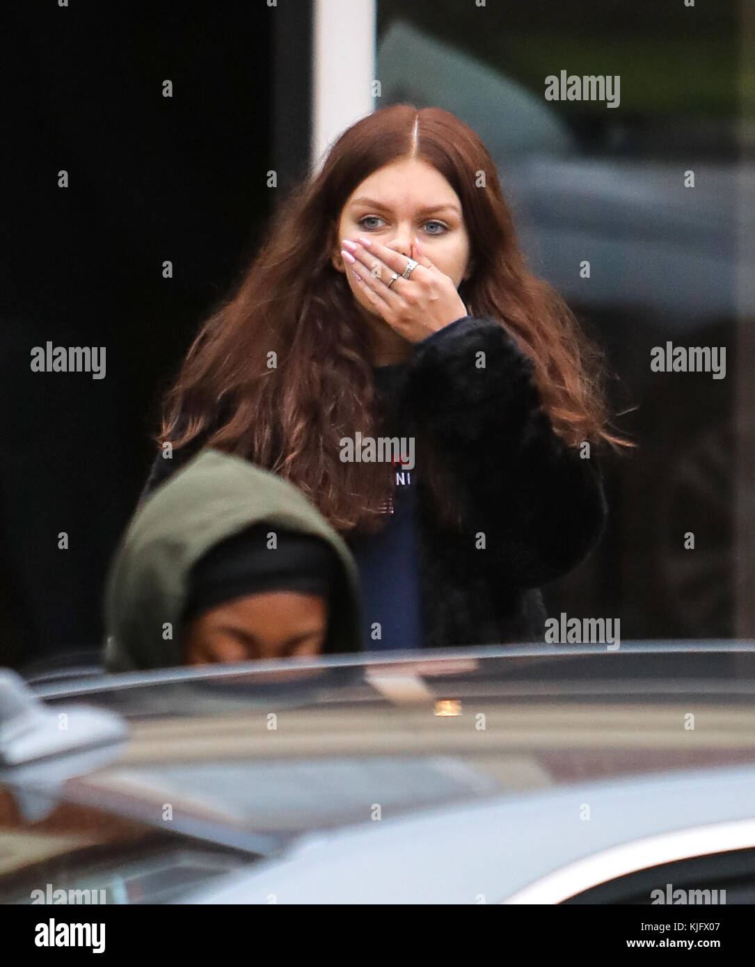 X Factor finalists leave the contestants house Featuring: Holly Tandy ...