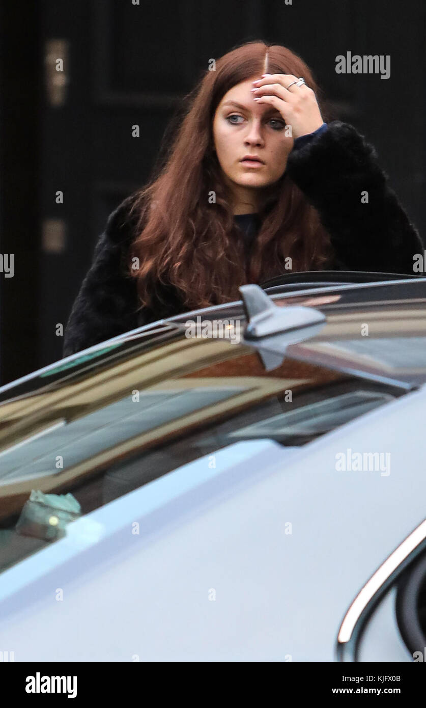 X Factor finalists leave the contestants house Featuring: Holly Tandy ...