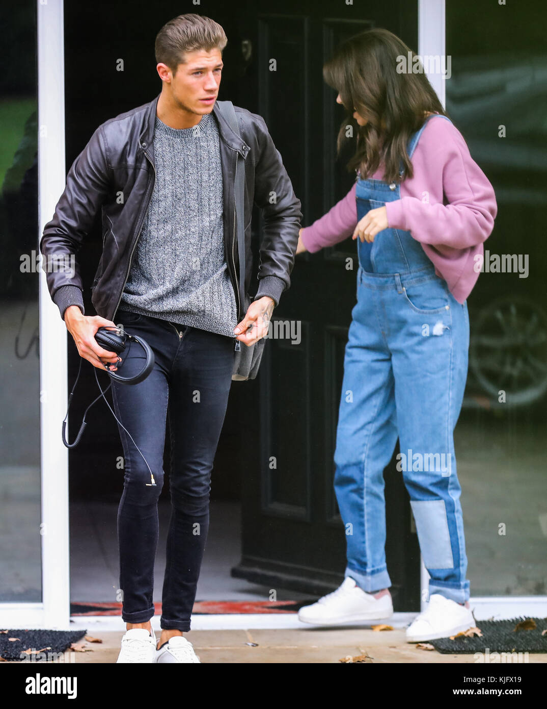 X Factor finalists leave the contestants house Featuring: Sam Black ...