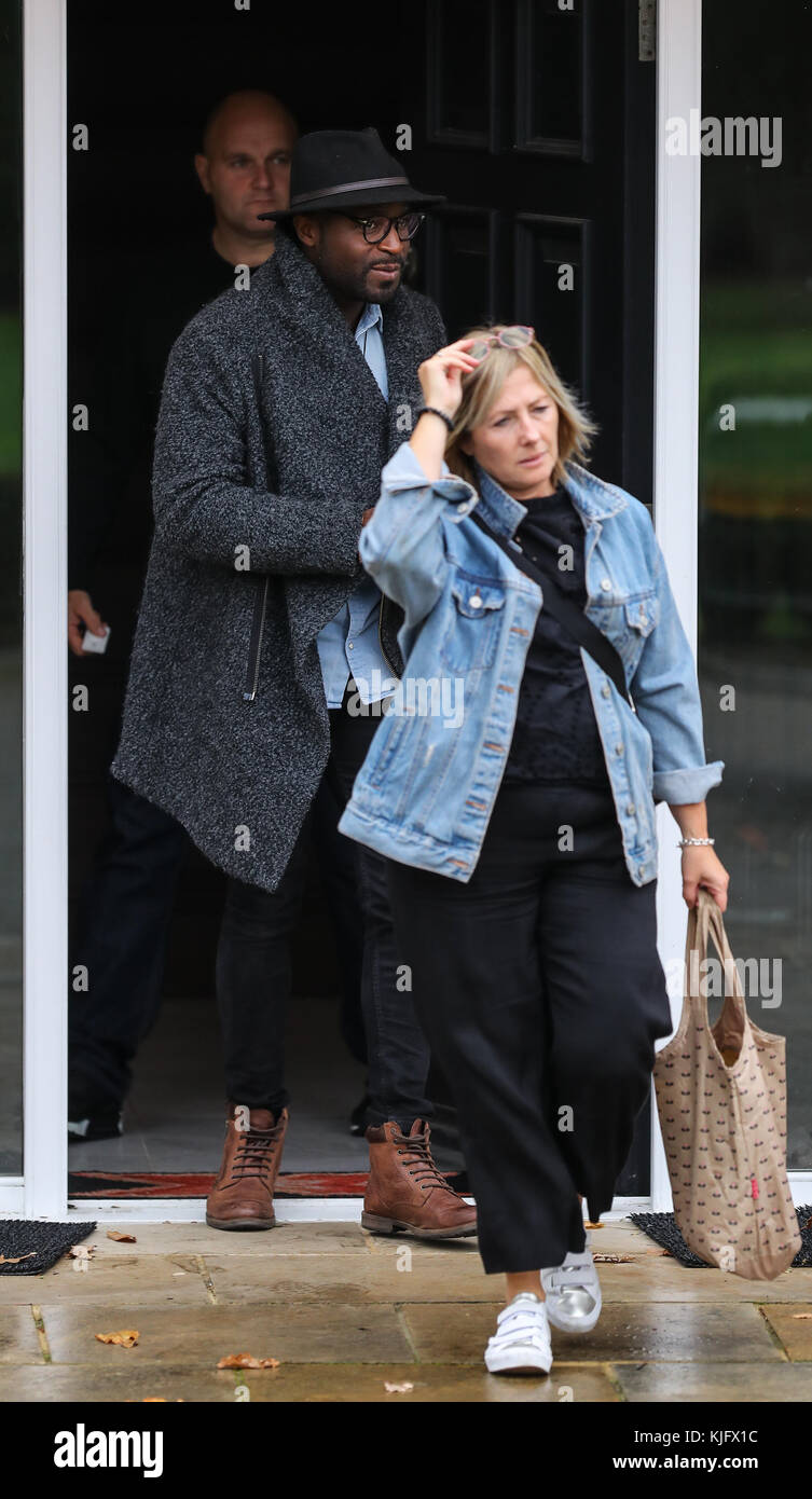 X Factor finalists leave the contestants house Featuring: Kevin Davy ...