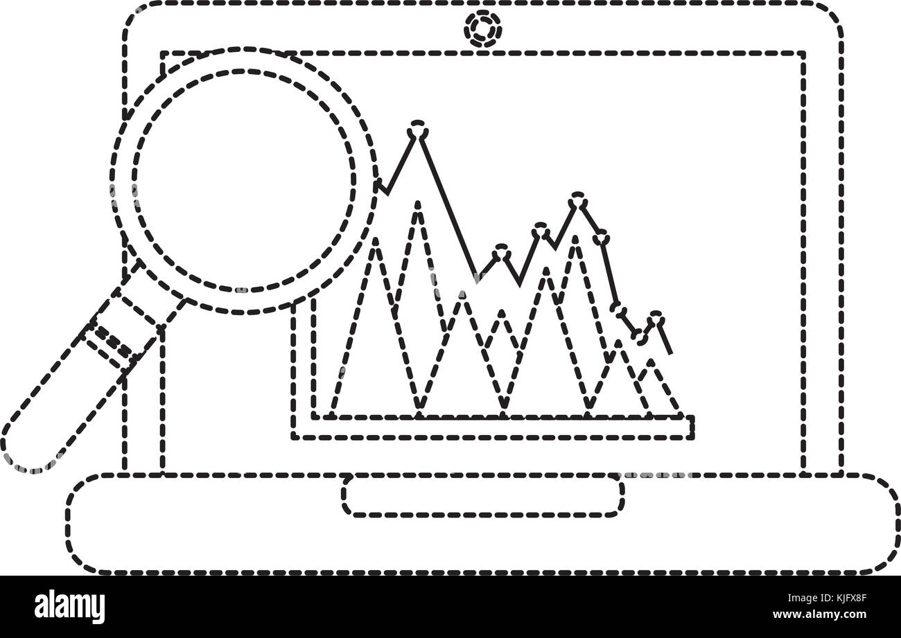Glass screen, finance Stock Vector Images - Alamy