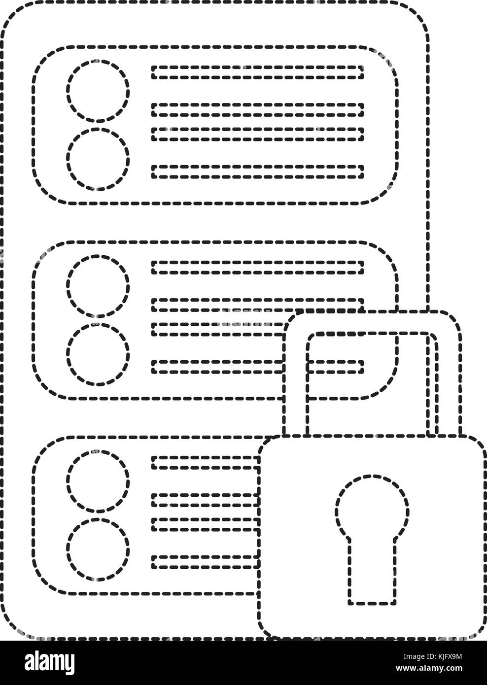 server security safety lock web hosting icon image Stock Vector Image ...