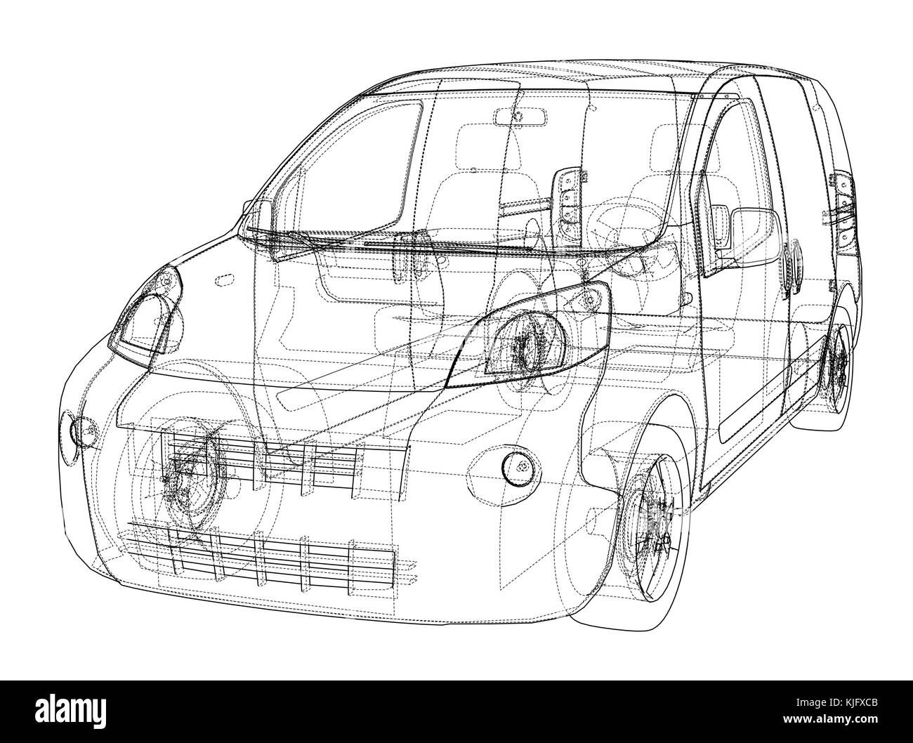 Concept car. Vector Stock Vector Image & Art - Alamy