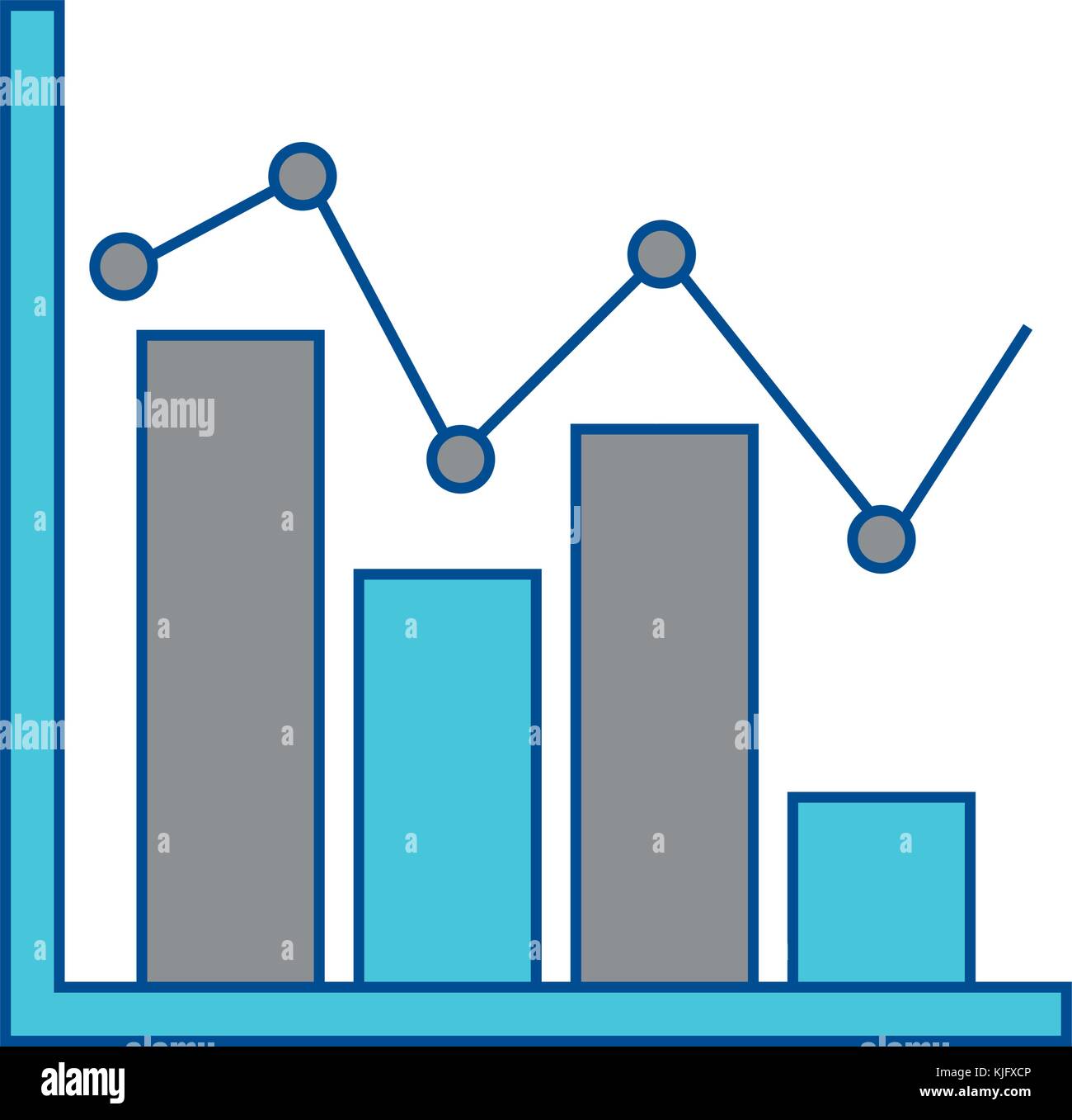 graph chart icon image Stock Vector Image & Art - Alamy