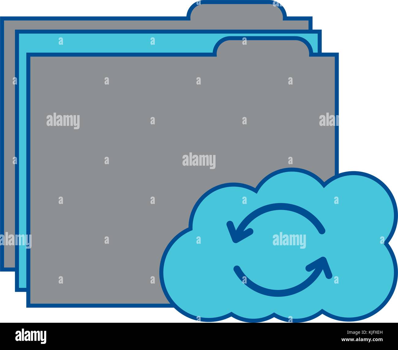 Closed cloud cover Stock Vector Images - Alamy