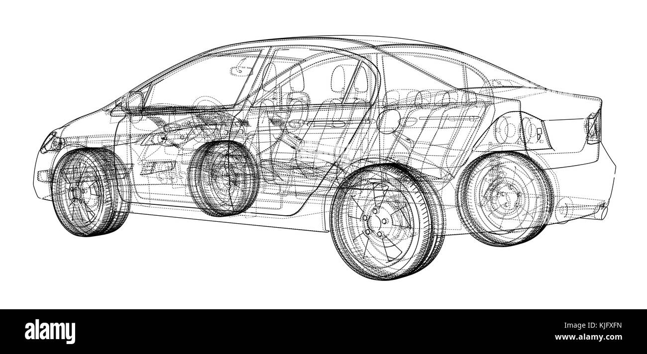 Concept car. Vector Stock Vector Image & Art - Alamy