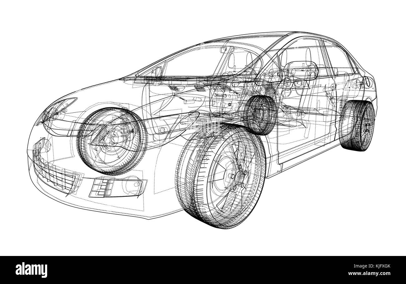 Concept car. Vector Stock Vector Image & Art - Alamy