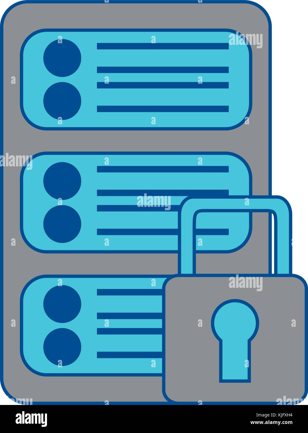 security protection data center network digital Stock Vector Image ...