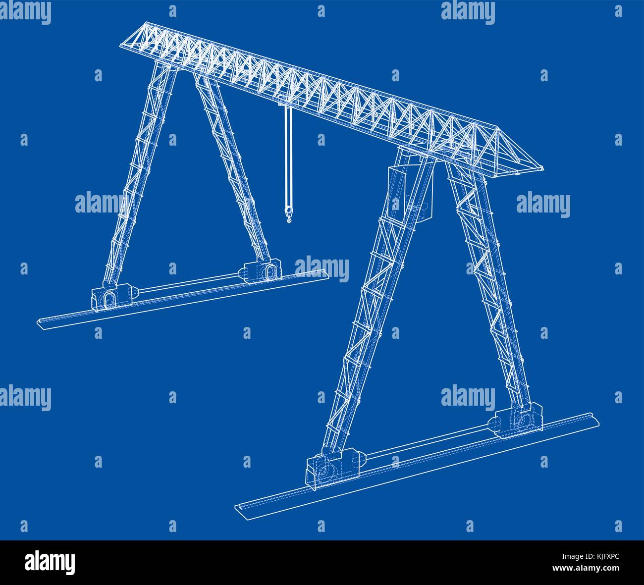 Gantry view Stock Vector Images - Alamy
