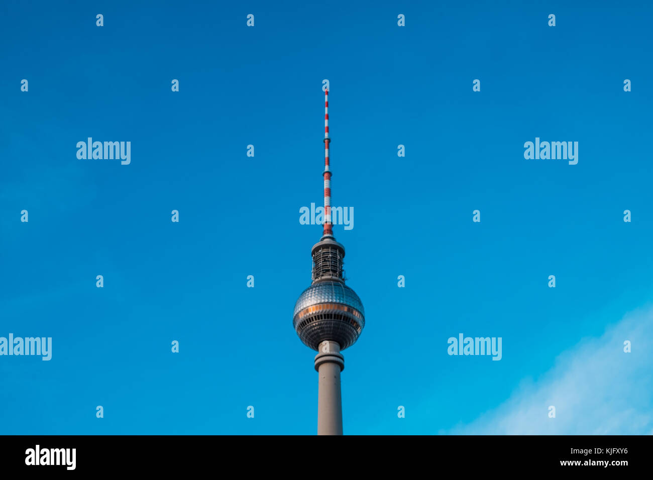 Germany, Berlin - May 15, 2017. The famous landmark and TV Tower ...