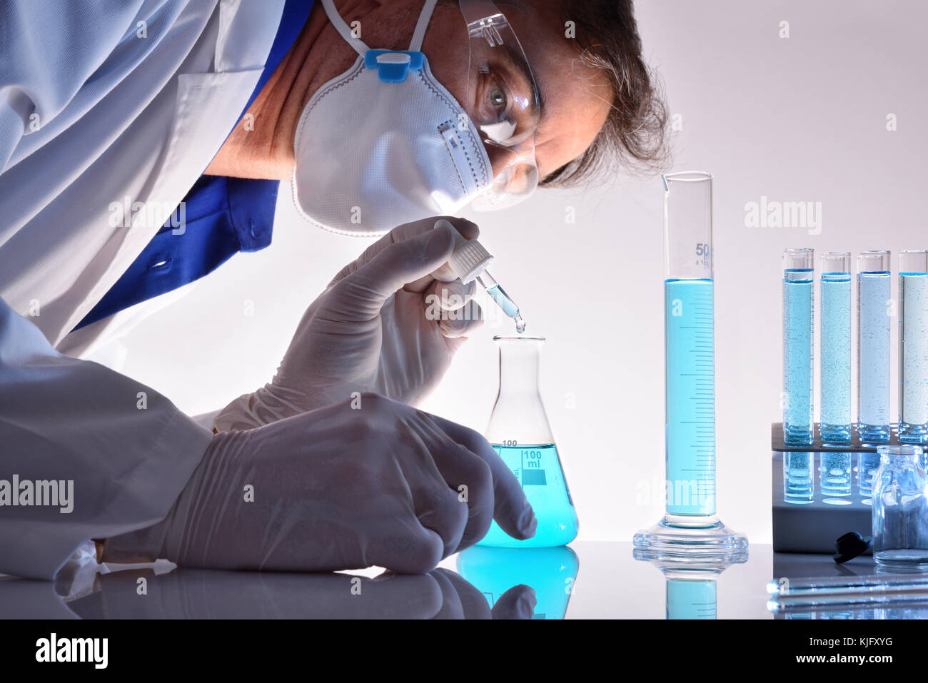Chemical testing laboratory hi-res stock photography and images - Alamy