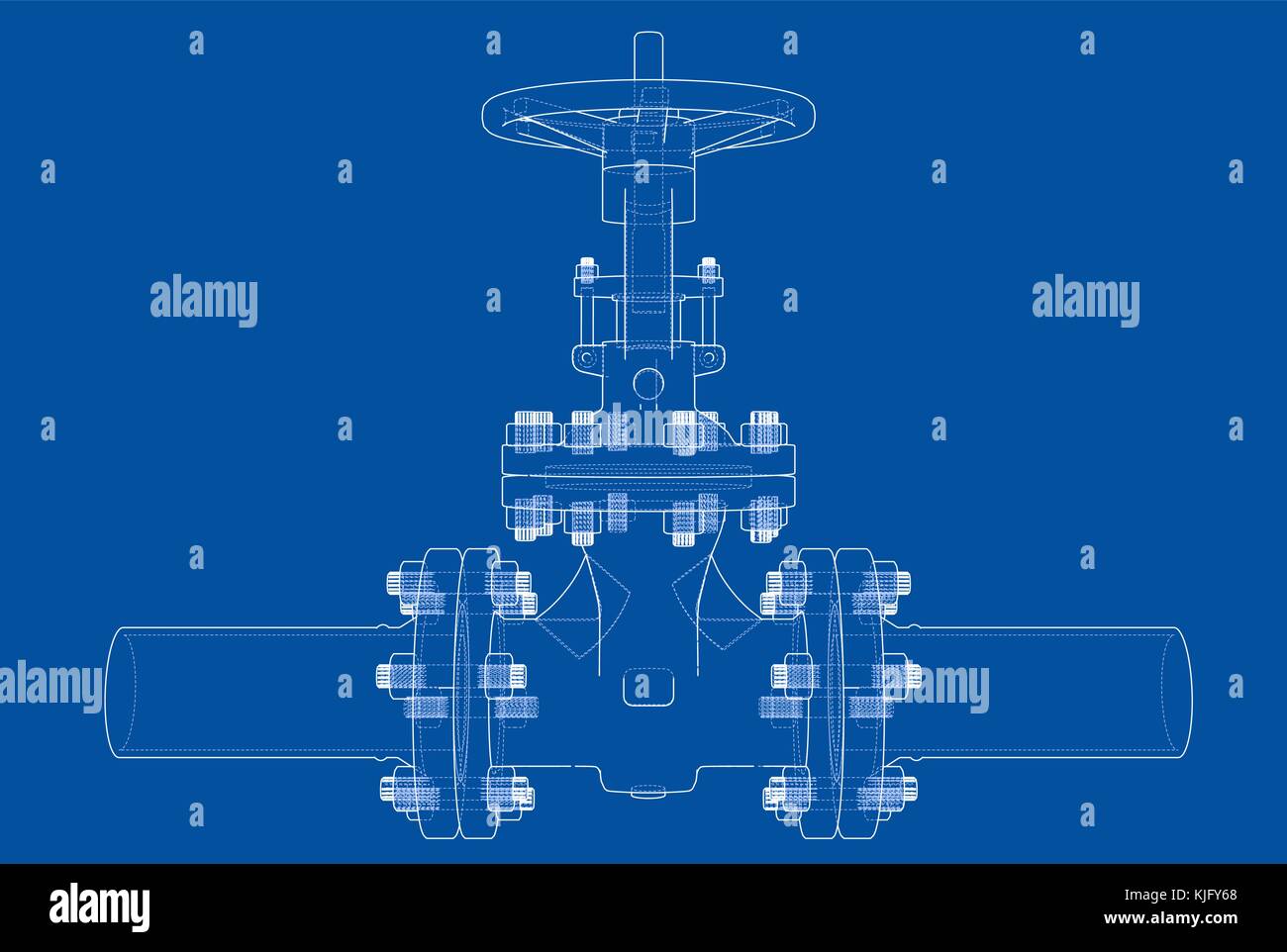 Industrial valve. Vector illustration Stock Vector Image & Art - Alamy