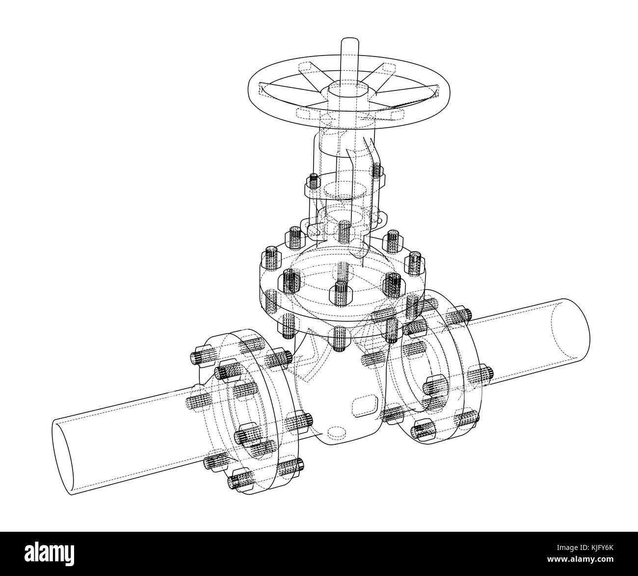 Industrial valve. Vector illustration Stock Vector Image & Art - Alamy