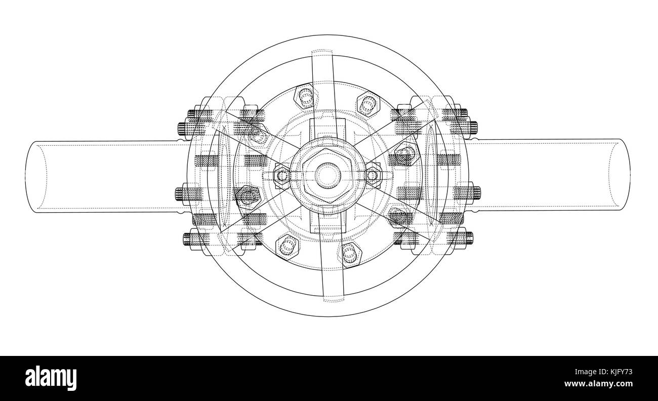 Industrial valve. Vector illustration Stock Vector Image & Art - Alamy