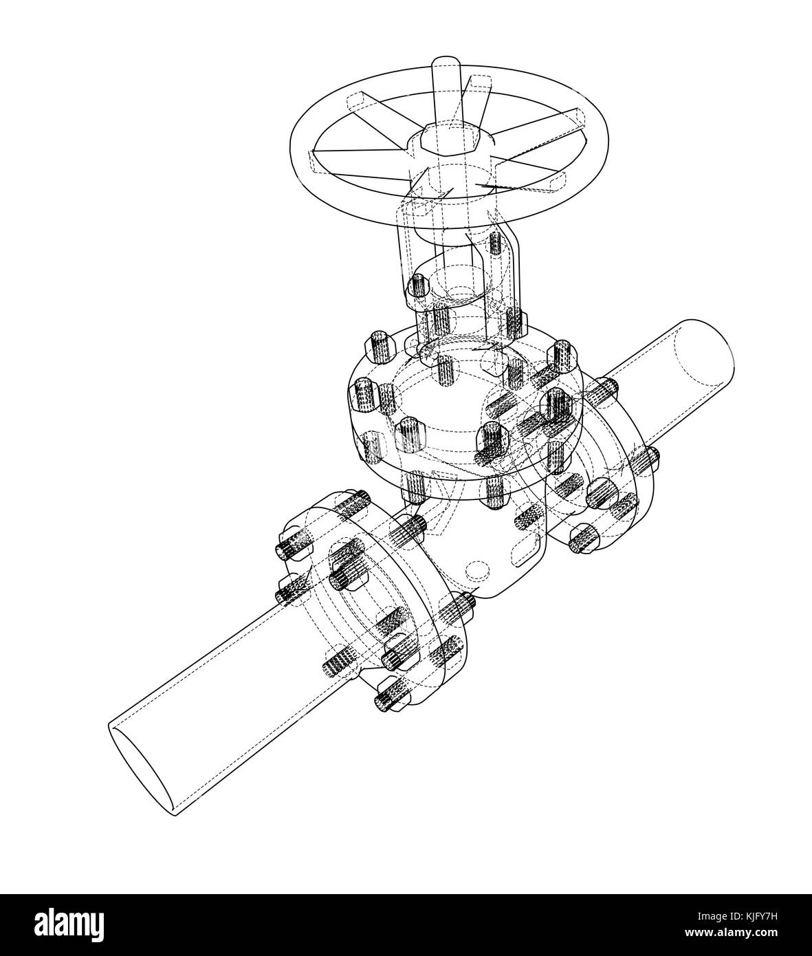Industrial valve. Vector illustration Stock Vector Image & Art - Alamy