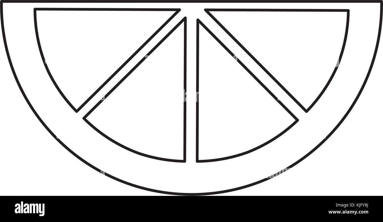 lime or lemon wedge icon image Stock Vector Image & Art - Alamy