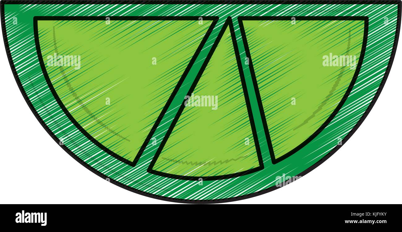 lime or lemon wedge icon image Stock Vector Image & Art - Alamy