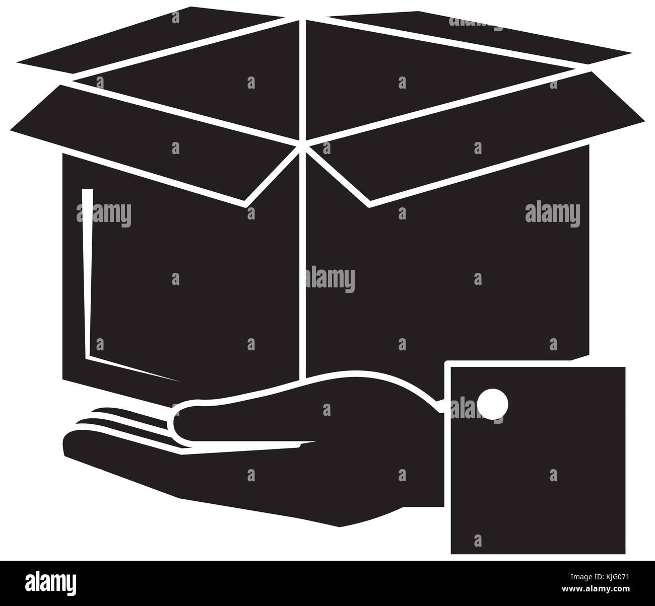 Hands moving paper Stock Vector Images - Alamy