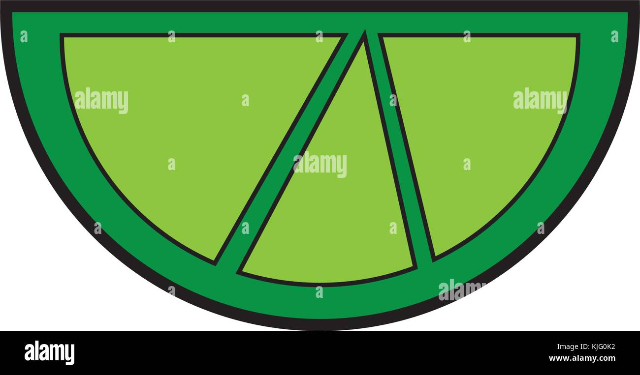 lime or lemon wedge icon image Stock Vector Image & Art - Alamy