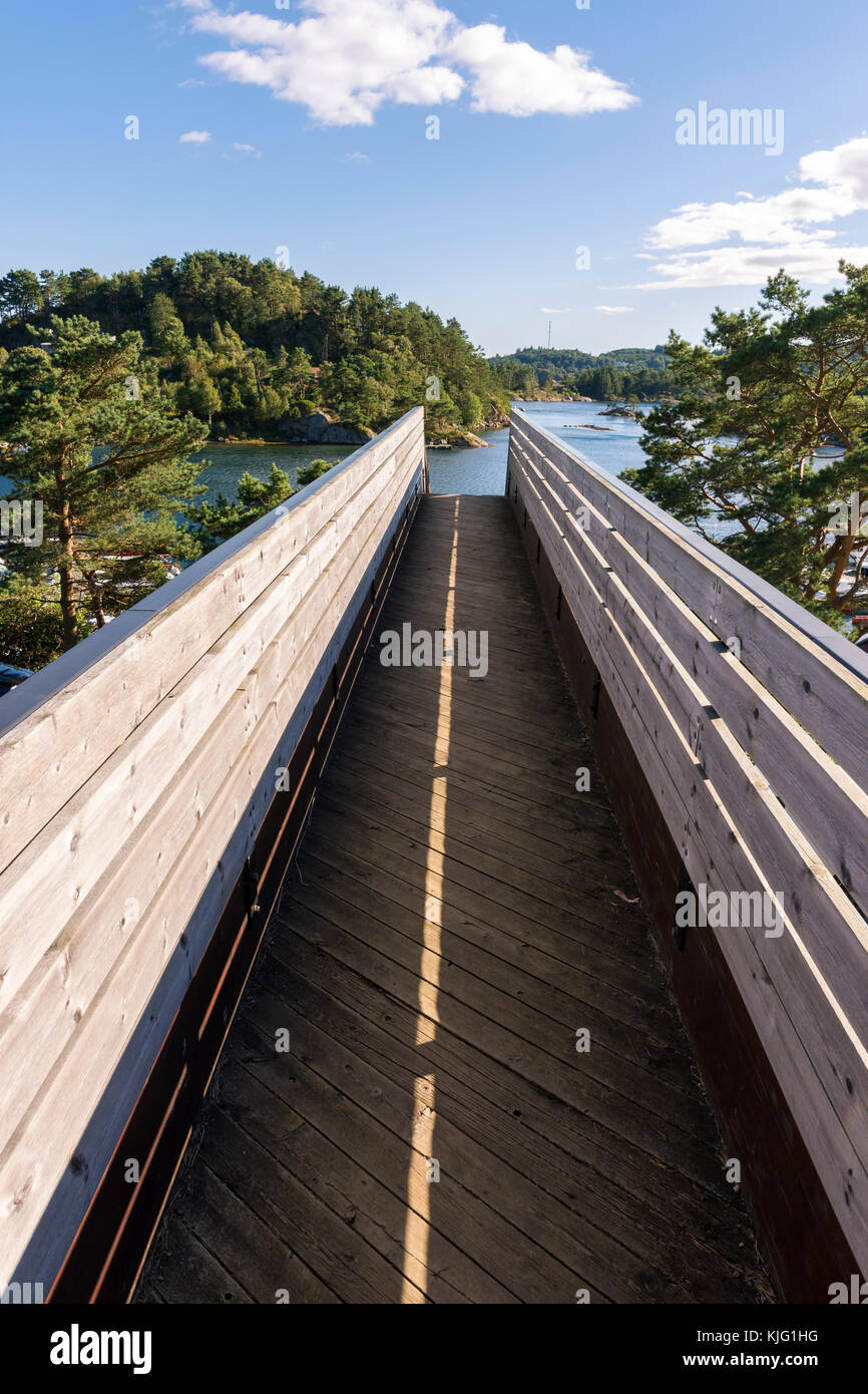landscape on the sea in Mandal in Norway Stock Photo - Alamy