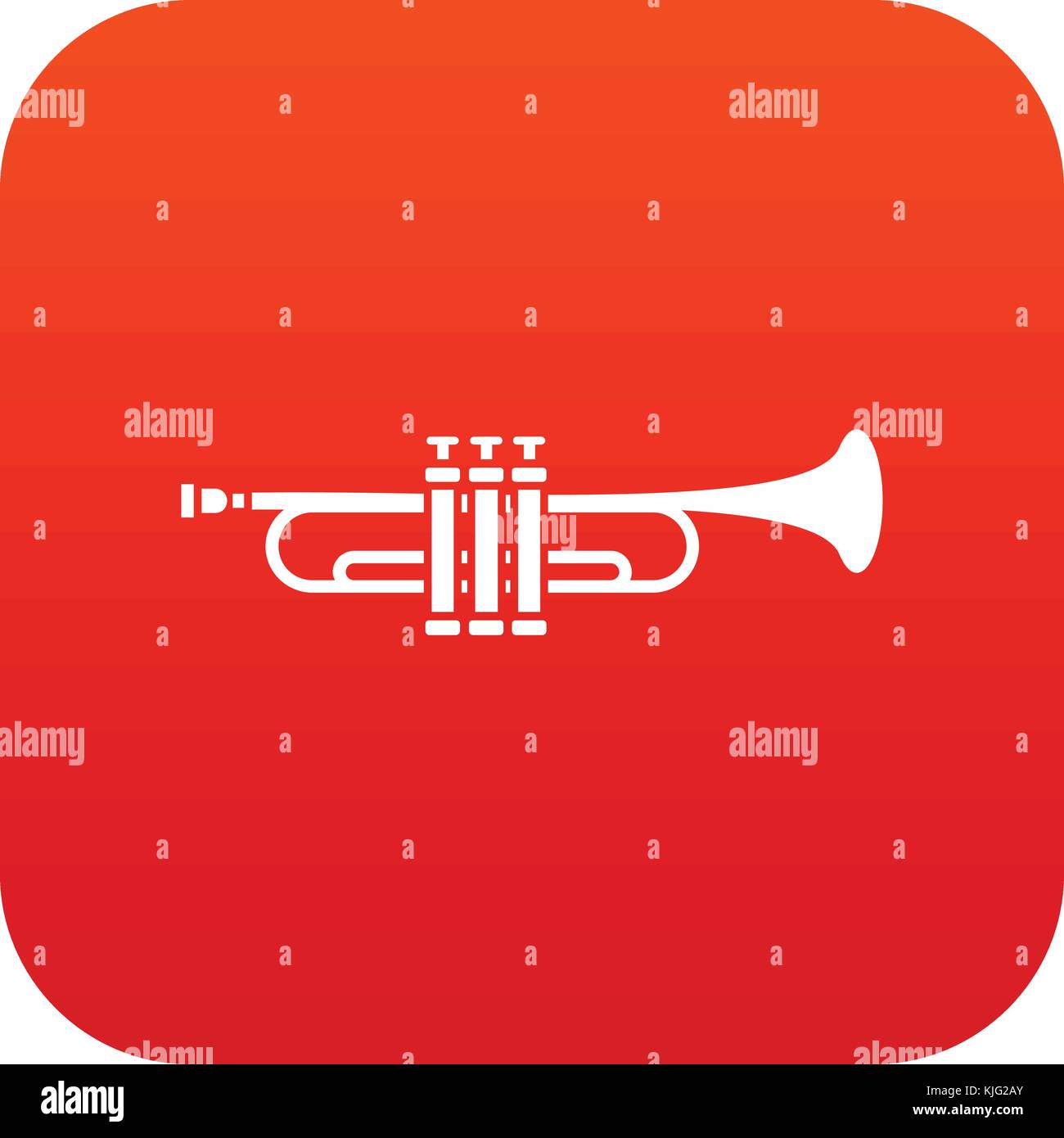 Trumpet cutout Stock Vector Images - Alamy