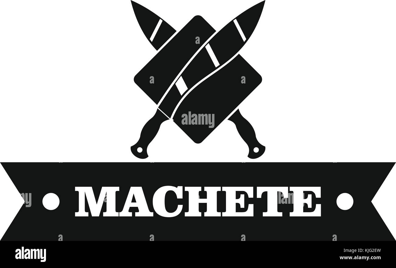 Machete logo, simple black style Stock Vector Image & Art - Alamy