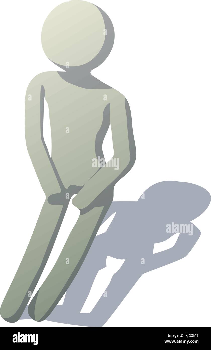 Stick man sit down icon, isometric style Stock Vector Image & Art - Alamy