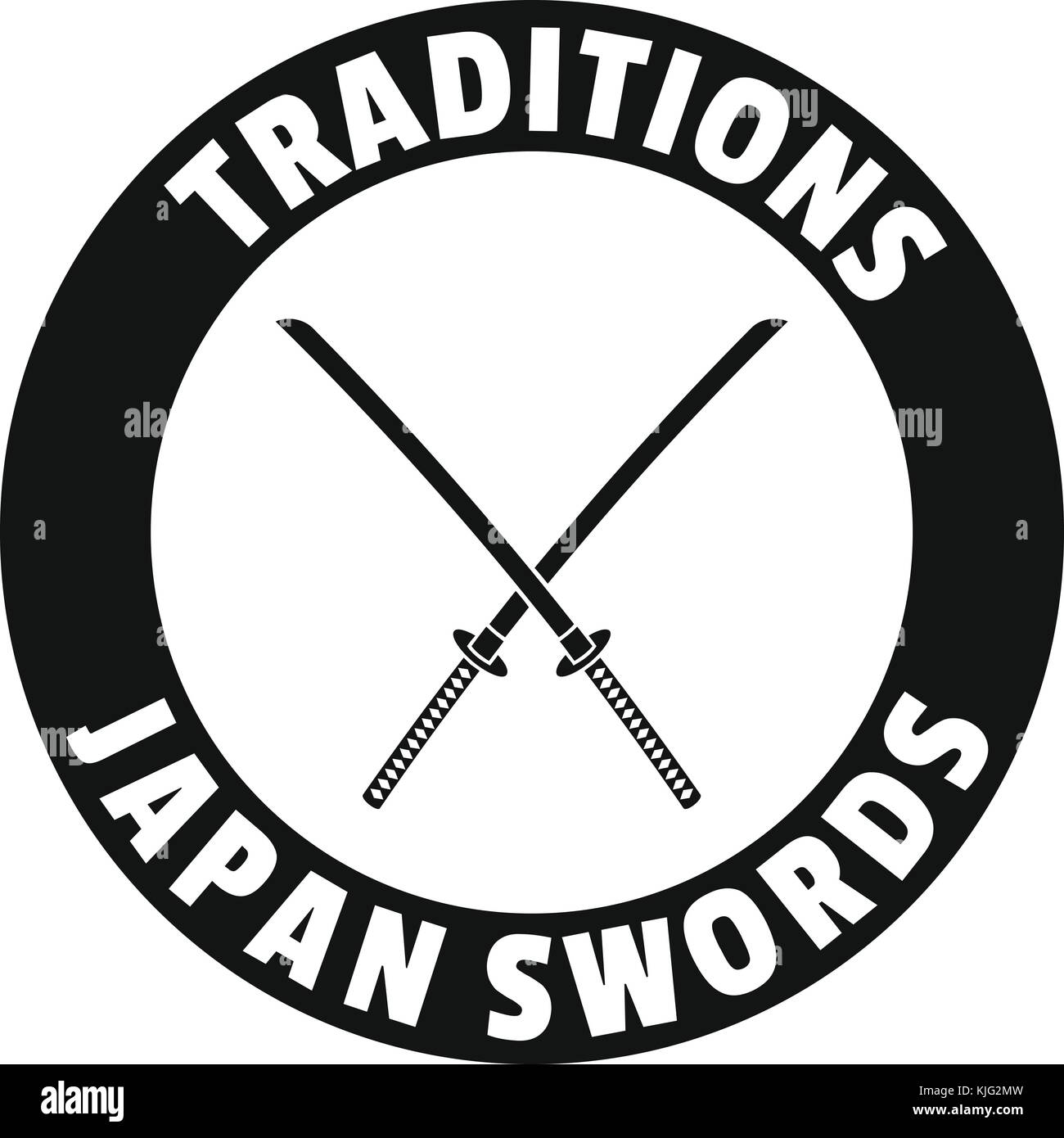 Katana logo, simple black style Stock Vector Image & Art - Alamy
