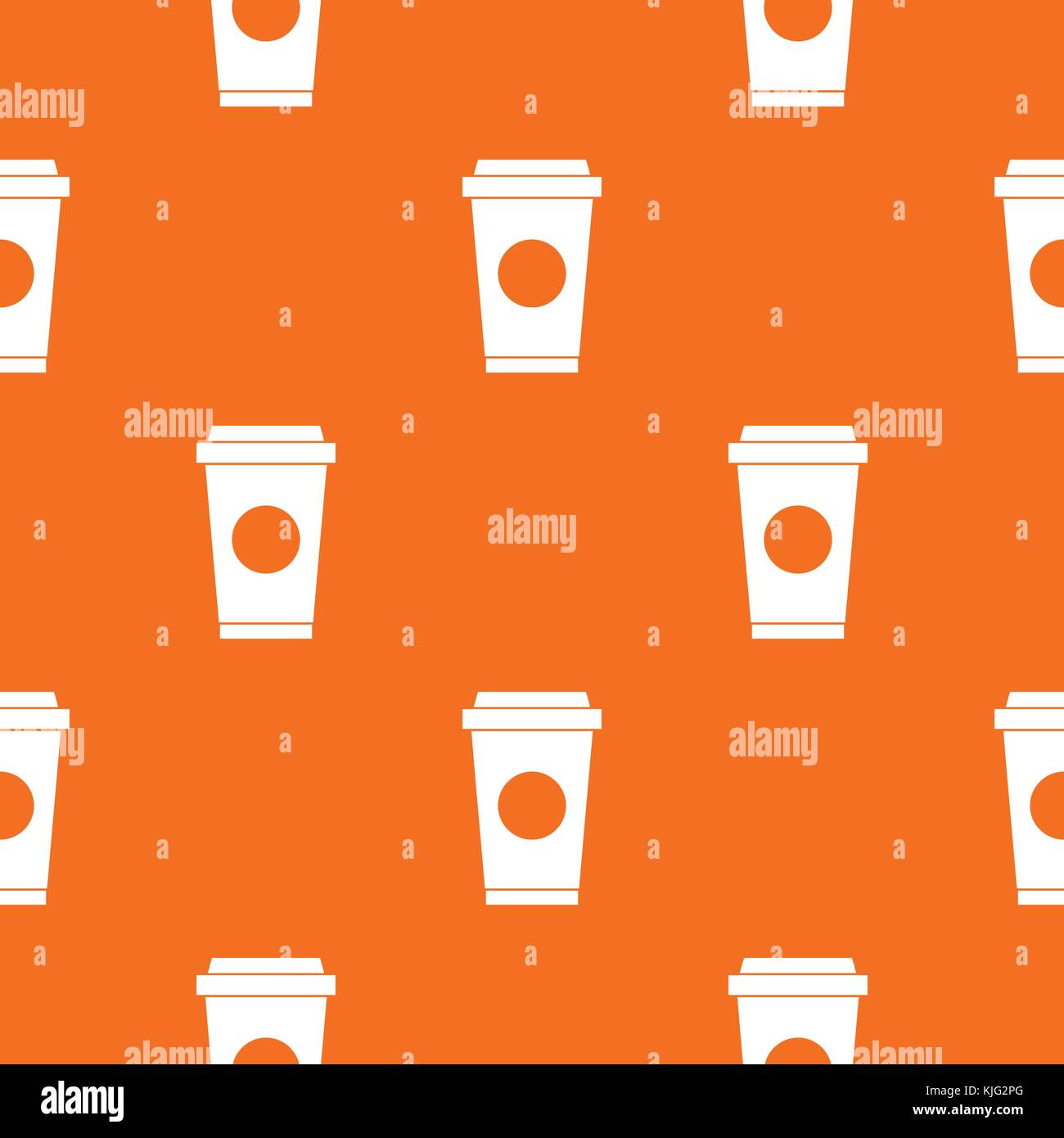 Coffee in take away cup pattern seamless Stock Vector Image & Art - Alamy