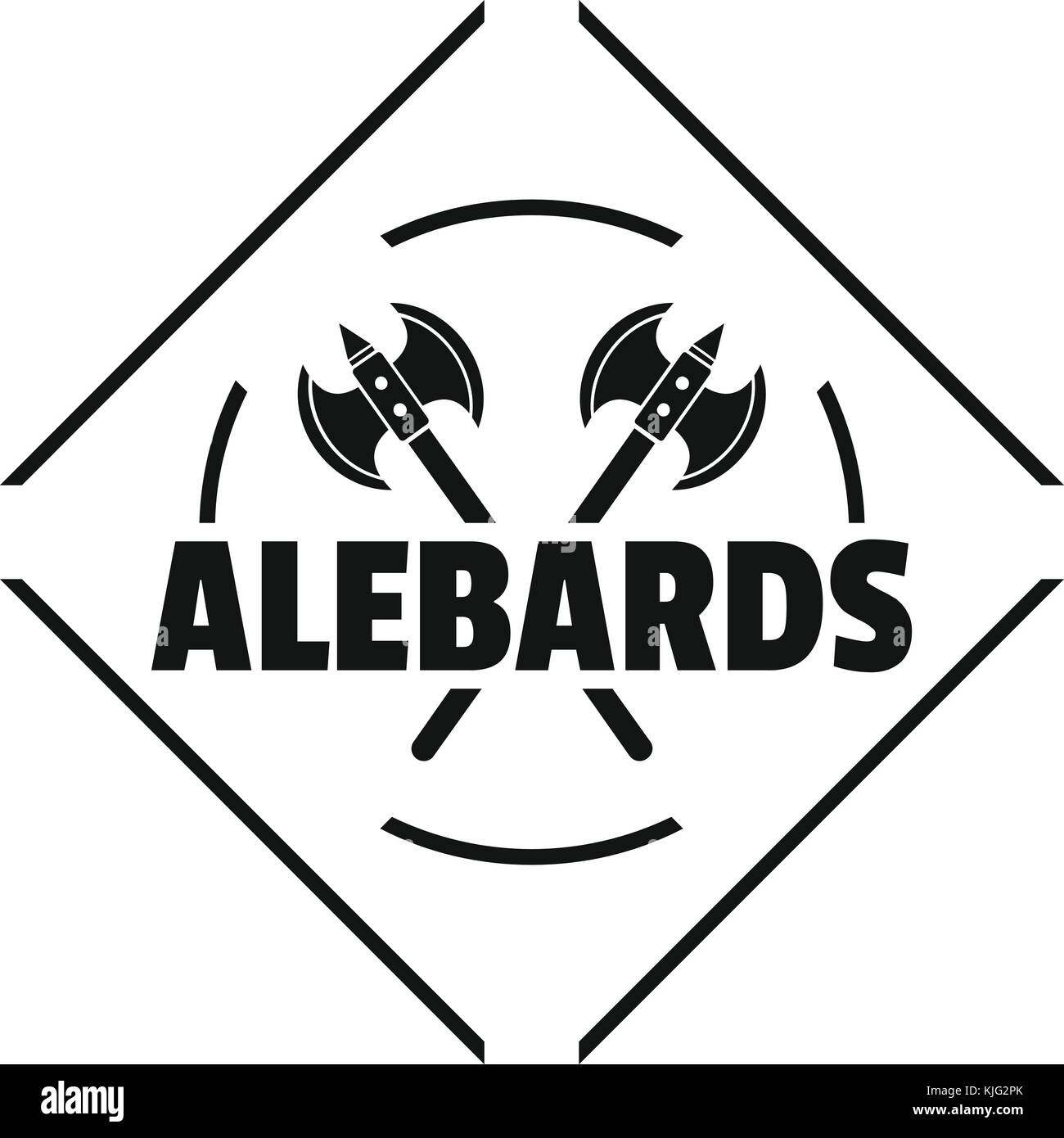 Alebard logo, simple black style Stock Vector Image & Art - Alamy