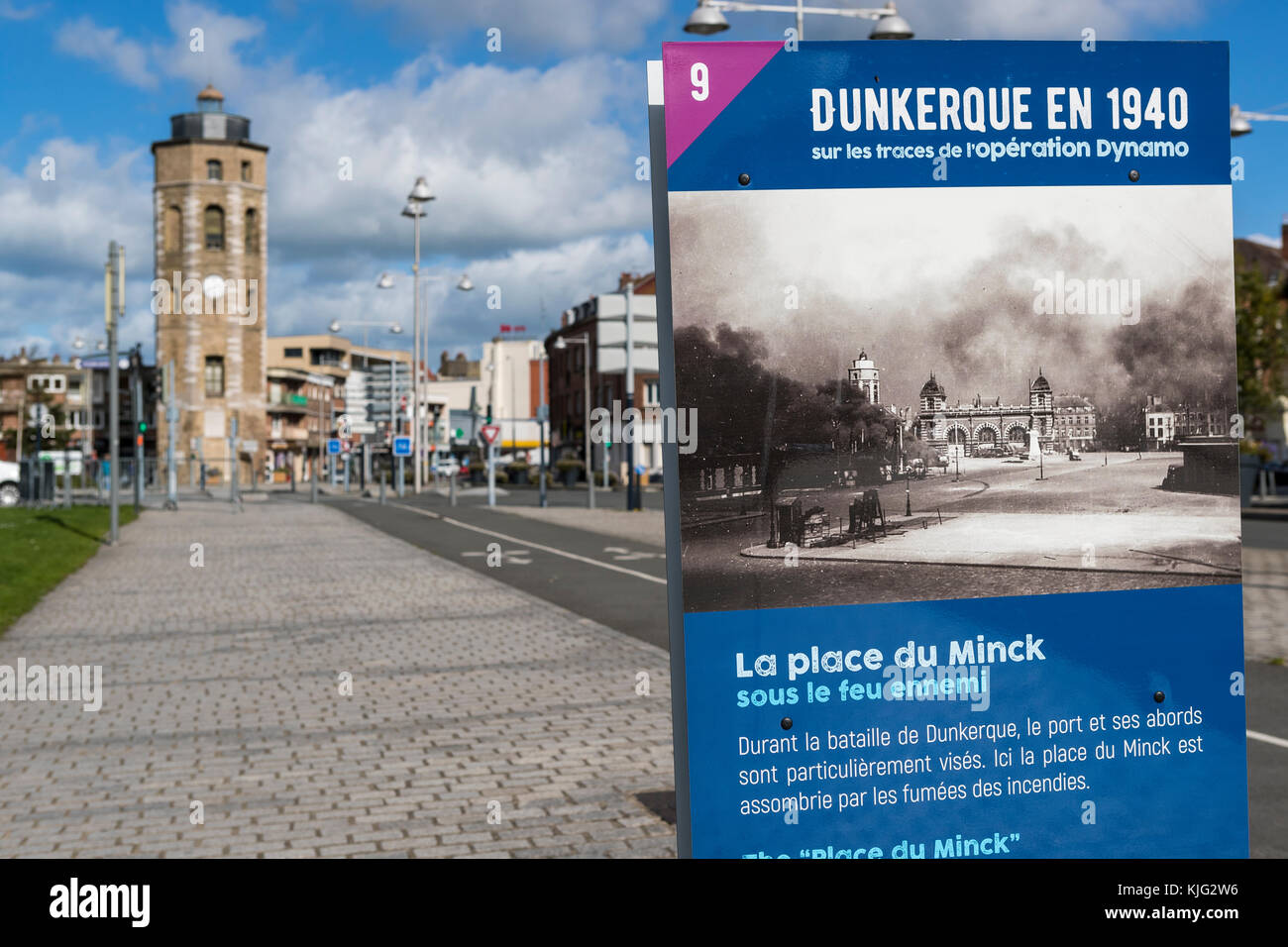 Liar's Tower monument and picture circa 1940 from the Dunkirk ...