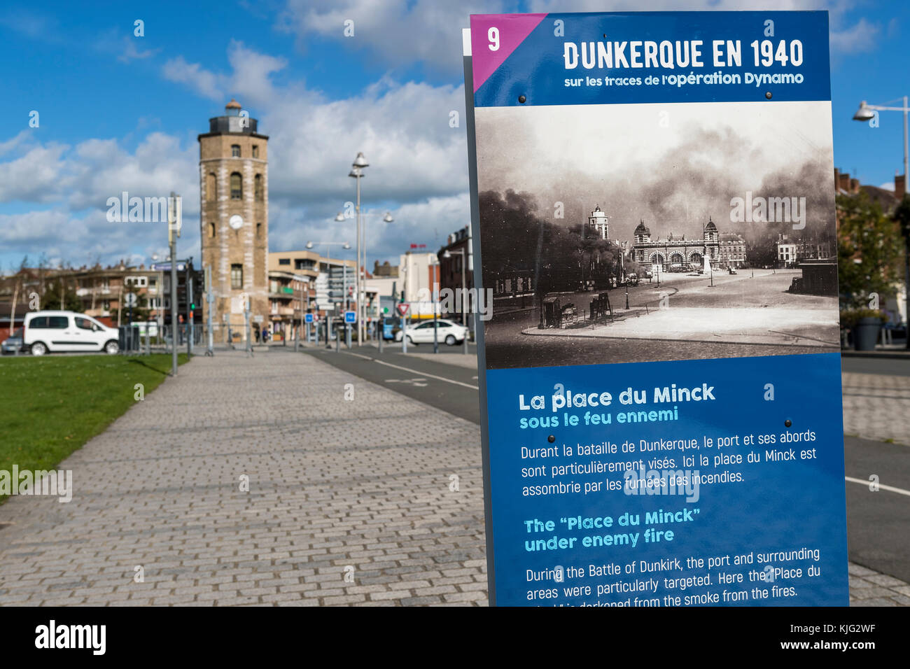 Liar's Tower monument and picture circa 1940 from the Dunkirk ...