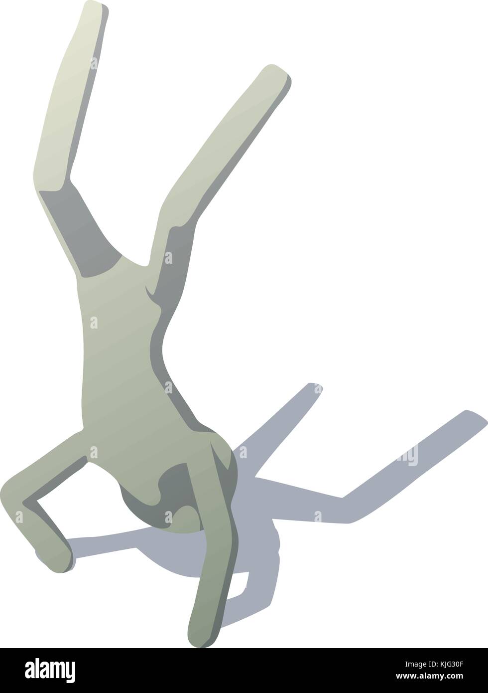 Stick man on head icon, isometric style Stock Vector Image & Art - Alamy