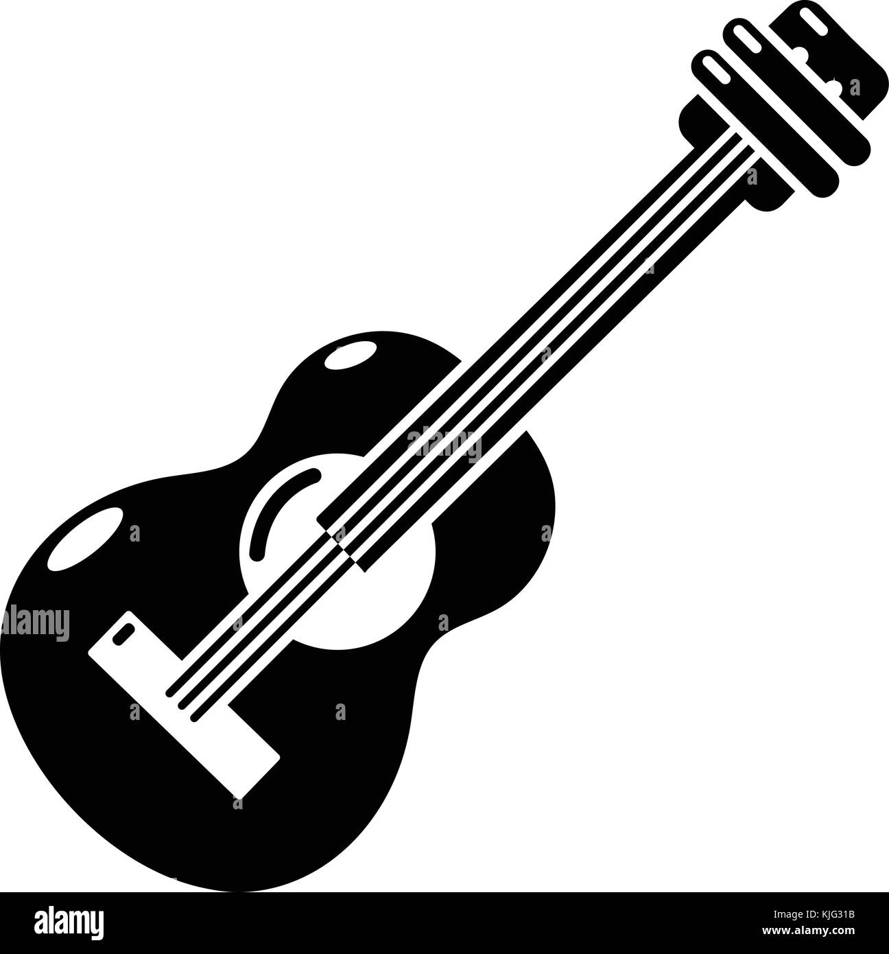 Guitar icon, simple black style Stock Vector Image & Art - Alamy