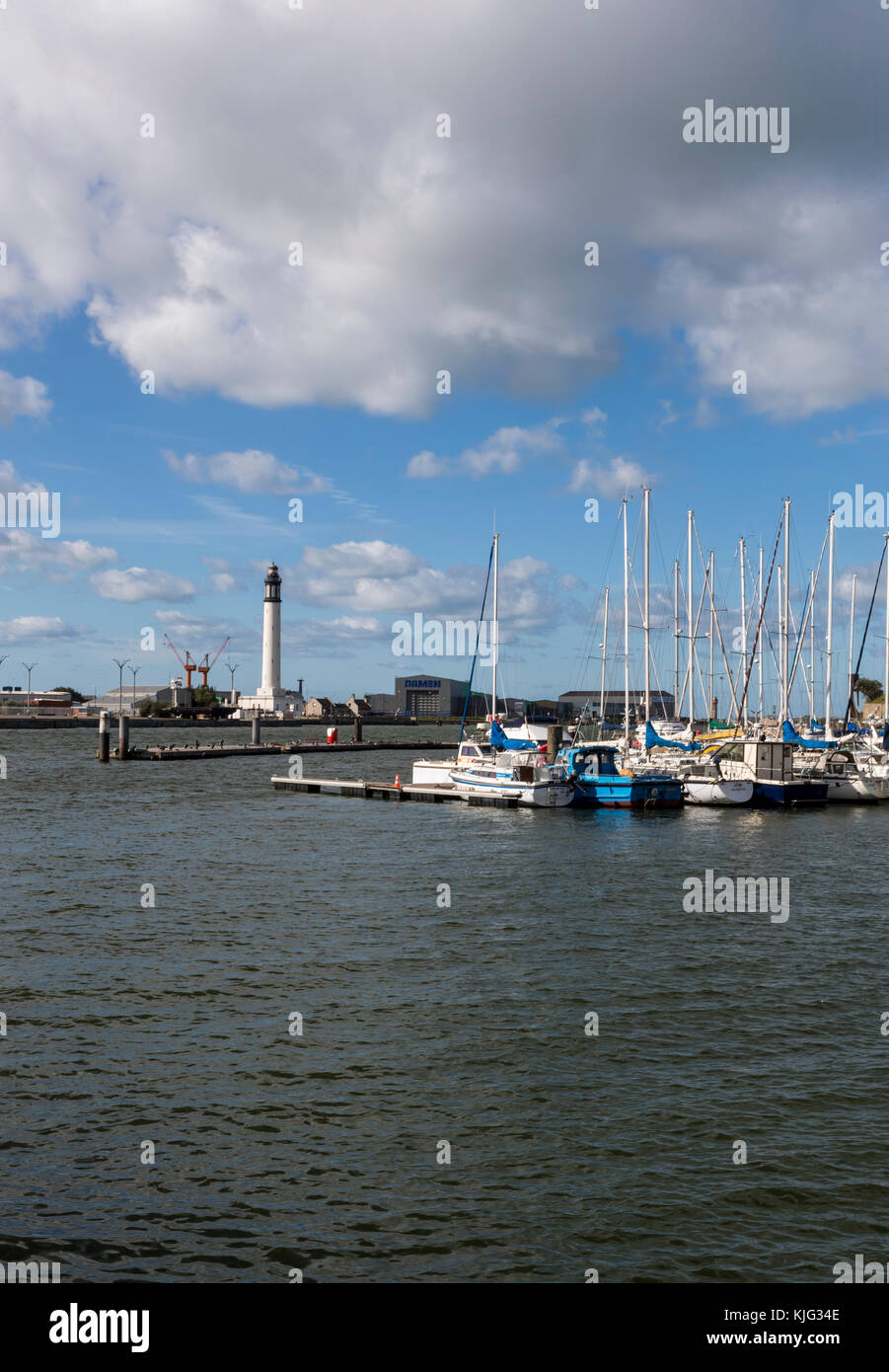 Industrial zone of the Grand Port Maritime of Dunkirk, France Stock ...