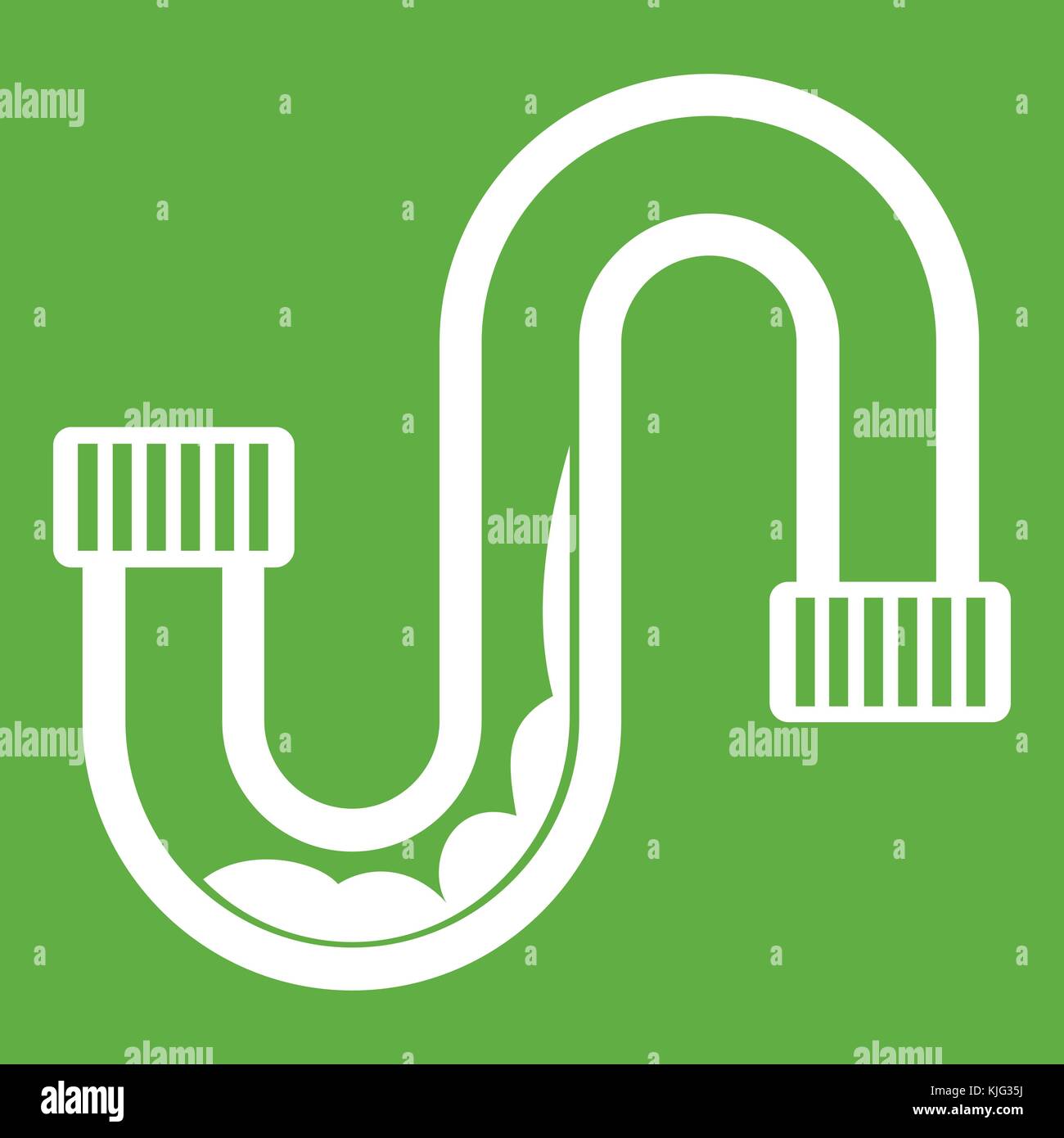 Blocked pipe toilet Stock Vector Images - Alamy